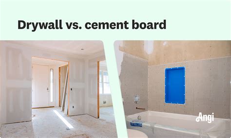 Cement Board Vs Drywall Pros Cons And Costs Angi