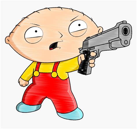 Stewie Griffin Png Free Pic Stewie Griffin With A Gun Transparent Png Kindpng