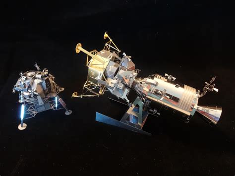 Apollo Csm With Lm And Original Lm Only About 5 Long Several Spare Parts Available