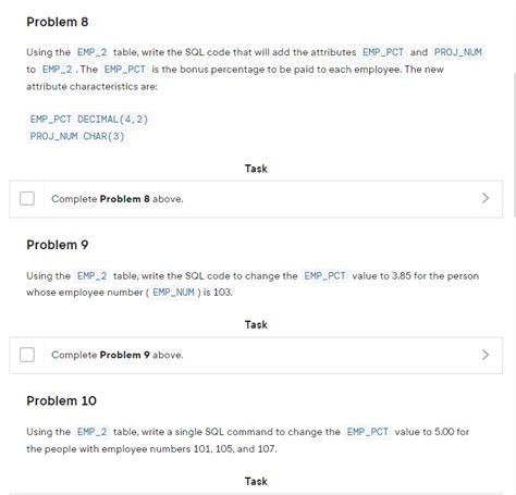 Solved Write The SQL Code That Will Create Only The Table Chegg Com