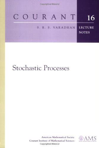 Buy Stochastic Processes Courant Lecture Notes Book Online At Low