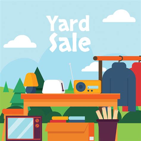Yard Sale Sign Poster Vector Design 227519 Vector Art At Vecteezy