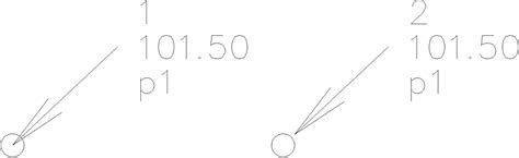 Understanding Civil Point Leader Bricscad Lite And Pro Bricsys Help Center