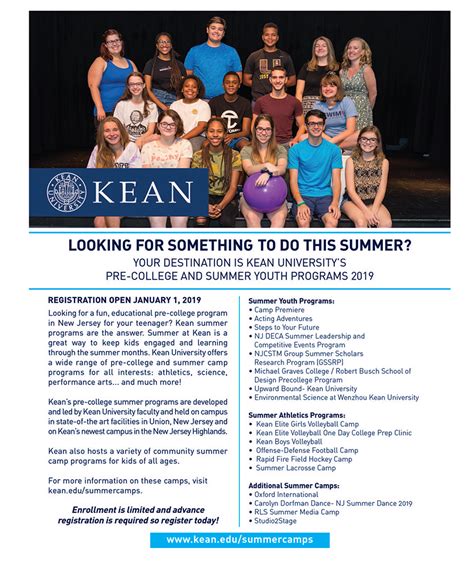 Kean Summer Camps Edge Magazine
