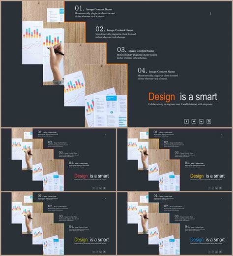 Ppt 목차 템플릿 네이비 And 파워포인트 연보라 배경 Poipl