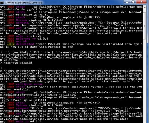 Laravel Laravel5 On Windows7 Xampp Stack Overflow