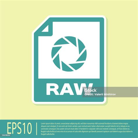 綠色 raw 檔文檔圖示下載在黃色背景上隔離的原始按鈕圖示raw 檔符號向量插圖向量圖形及更多互聯網圖片 互聯網 影像 技術 istock