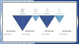 Blue And White Business Diagram With Shopping Cart Google Slide Theme