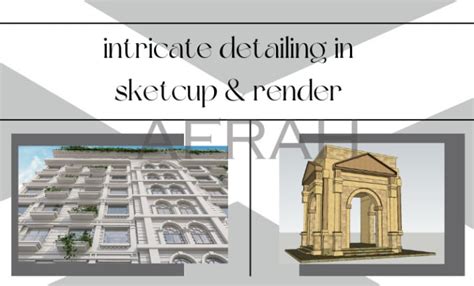 Do Architectural Rendering Sketchup Model By Engr Afrah Fiverr