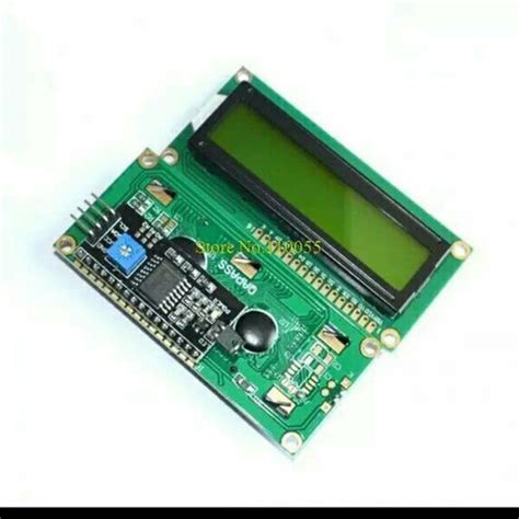 Jual LCD1602 LCD 1602 With I2C LCD Backpack Yellow And Green Screen Kota Surabaya NN Digital