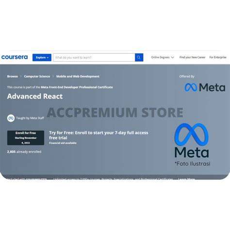 Jual Bundle Coursera Meta Front End Developer Professional Certificate