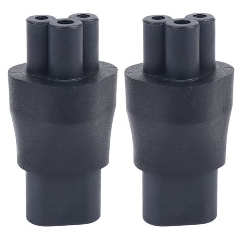 2x Iec 320 C5 3 контактный гнездовой разъем на C8 2 контактный штекерный адаптер питания купить