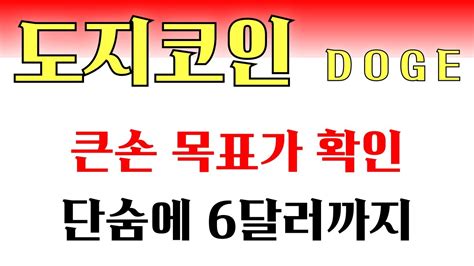 🔴live 도지코인 신규 유입 고래 세력 목표가 확인됐다 단숨에 6달러7800원까지 간다 도지코인