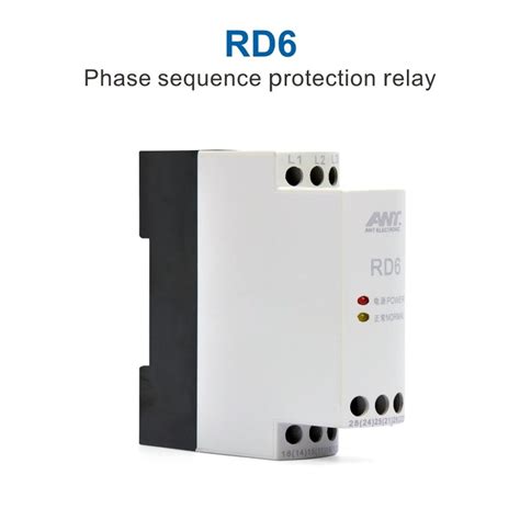 cbr rd6 3 phase sequence relay 200 500v phase sequence protection relay