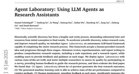 Agent Laboratory Using Llm Agents As Research Assistants Ai For Dummies Understand The