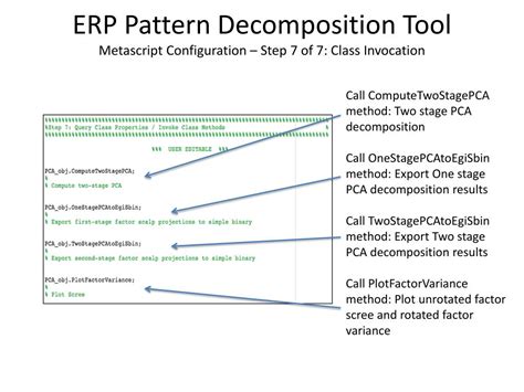 Ppt Nemo Erp Analysis Toolkit Erp Pattern Decomposition Powerpoint
