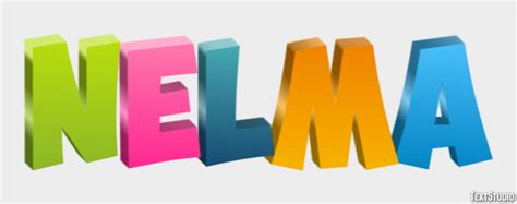 Nelma Multi Color For The New Year Text Effect Generator