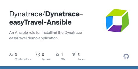 GitHub Dynatrace Dynatrace EasyTravel Ansible An Ansible Role For Installing The Dynatrace