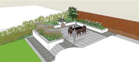 How To Design A Garden Border In Sketchup Elmtec Sketchup