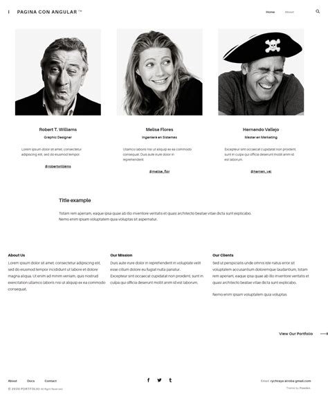 Github Rychdaniels Portafolio En Angular Portafolio B Sico Creado Con Ayuda Del Framework