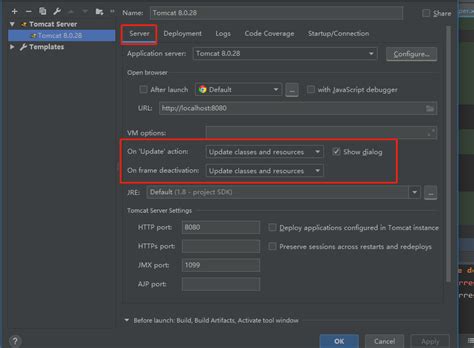 Idea Tomcat热部署 Csdn博客