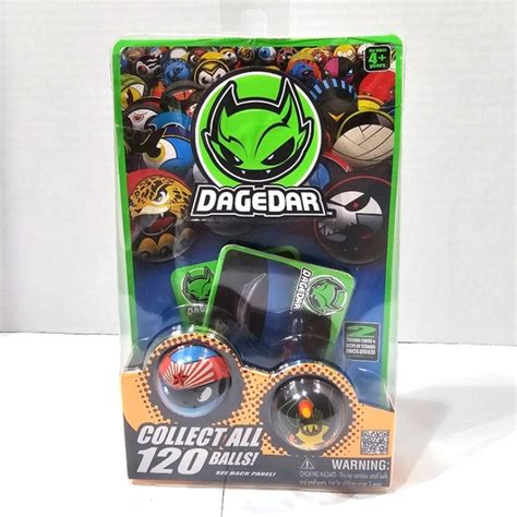 Dagedar Toys Dagedar Balls 2pack Supercharged Ball Bearings 2 Trading Cards And Stands New
