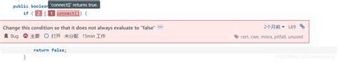 Sonar的bug修改do Something With The Boolean Value Returned By Csdn博客