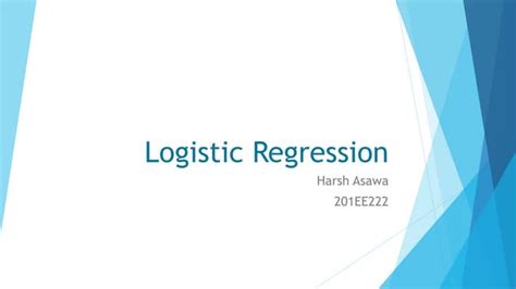 Logistic Regressionpptx