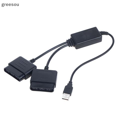 greesou for ps2 playstation dualshock 2 joypad gamepad to 3 ps3 handle cable adapter pc usb