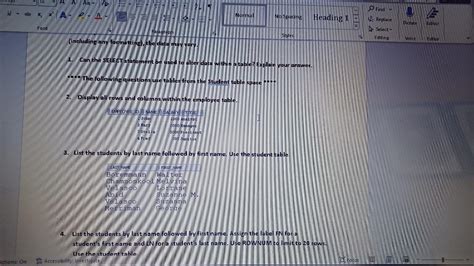 Can You Help Me Write These SQL Queries An Oracle Chegg