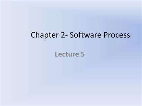 ppt chapter 2 software process powerpoint presentation free download id 1925606