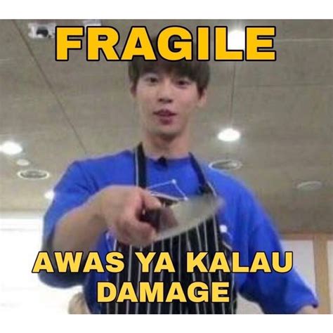 Jual Part 2 Stiker Fragile Kpop Lucu Korea Stiker Jangan Dibanting Shopee Indonesia