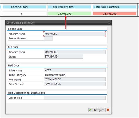 How To Get Data From Field Mseg Cwmmenge Sap Community