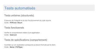 Les Tests En PHP PPT