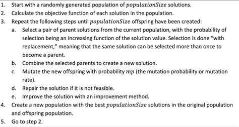Lsga Memetic Algorithm Download Scientific Diagram