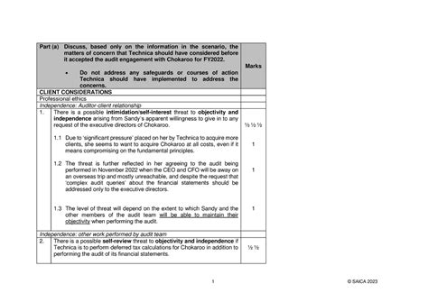 ITC June Paper Part I Solution Chokaroo F Part A Discuss Based Only On The