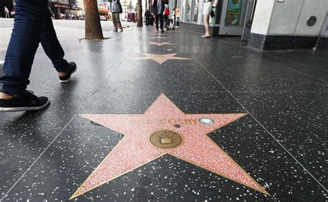 Estrela Da Calcada Da Fama De Hollywood Ficheirolos Angeles