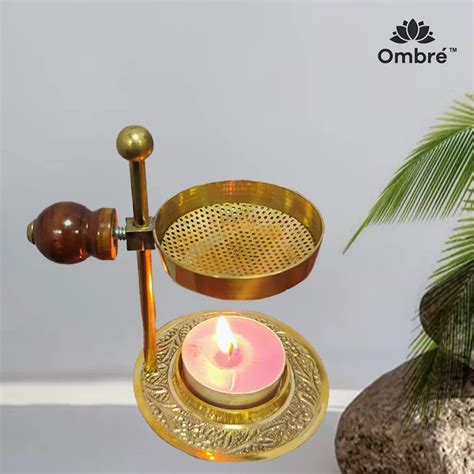 Brass Manual Ombre Aroma Tea Light Burner Candle At ₹ 499piece In New