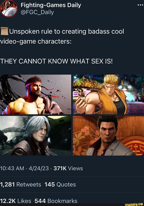 Fighting Games Daily Fgcdaily Unspoken Rule To Creating Badass Cool