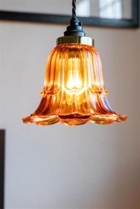 Vintage Glass Ceiling Light Cover Fortune Classic Vintage Style Glass