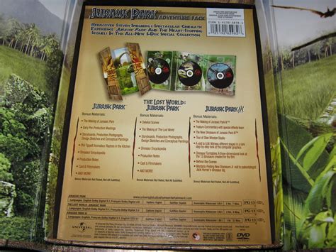 Rafael Fs Dvdbd Collection Jurassic Park Adventure Pack The