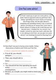 PREPOSITIONAL VERBS ESL Worksheet By Paulamerino