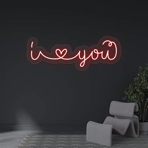 I Love You Neon Led Sign Crazy Neon® Crazy Neon
