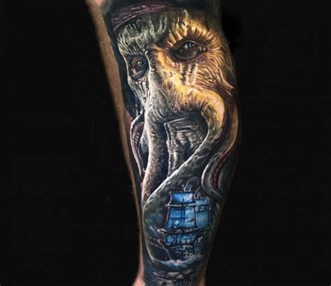 Davy Jones Tattoo By Ben Kaye Post 32347