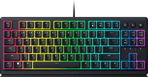 Razer Ornata V3 X Gaming Keyboard Low Profile Keys Silent Membrane Switches And Immersive
