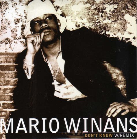 Mario Winans Don T Know W Remix Cardboard Sleeve Cd Discogs