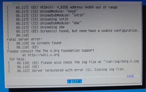 Failed To Start The X Server In Linux Blue Palmetto Home Inspection