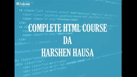 Html Full Course A Harshen Hausa Youtube