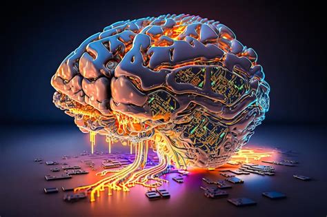 Premium Ai Image Ai Chipset With Human Brain On Computer Circuit Board Artificial Intelligence