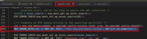 Upgrade Configuration Is Not Initialized Issue Espressif Esp Mdf GitHub